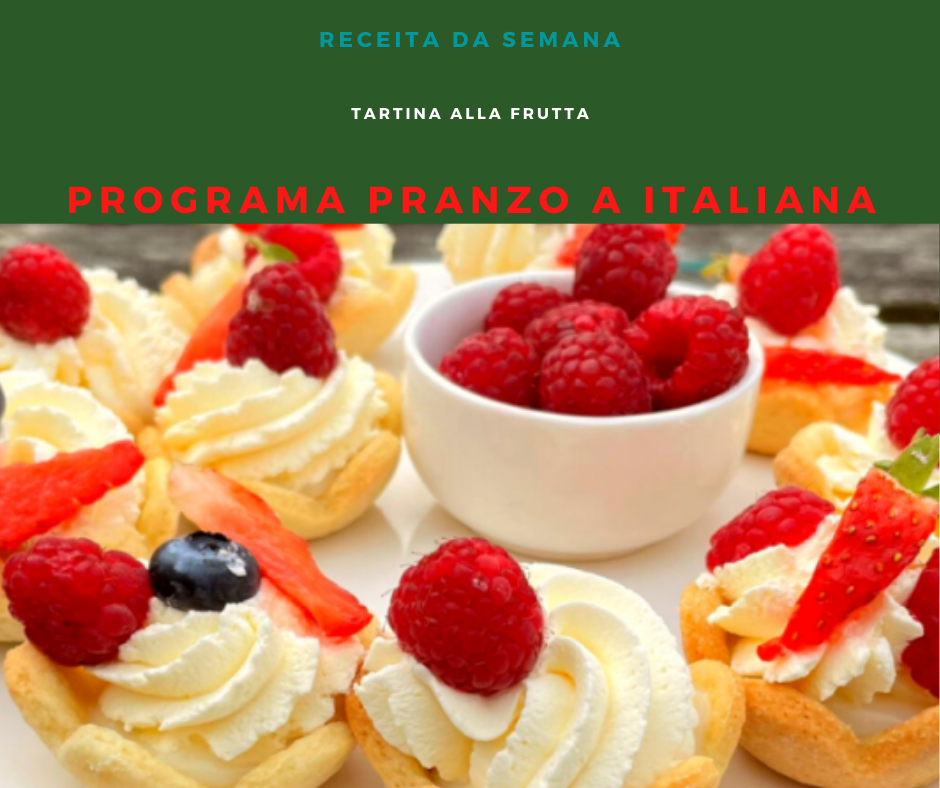 Tartina alla frutta/Tortinha de fruta - Associação Italiana Giuseppe Verdi